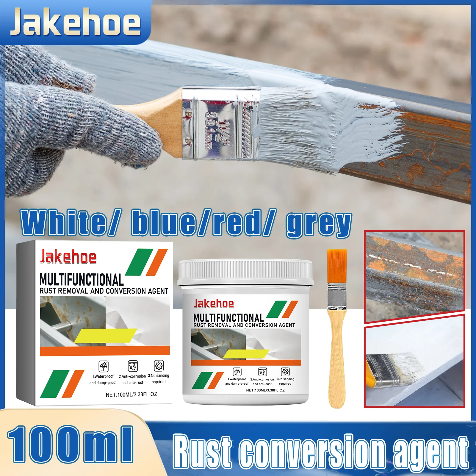 Rust Remover Rapidly Eliminates Iron Oxide Anti-Corrosion Coating For ...