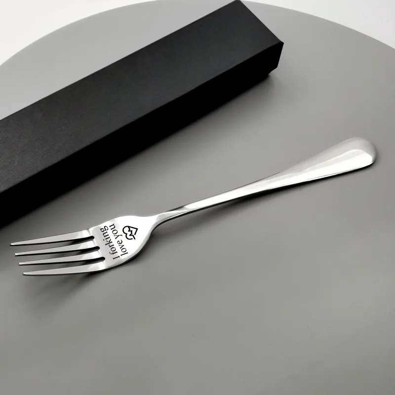 Inspirational-Funny-Engraved-Fork-Stainless-Steel-Xmas-Fork-Set-Funny ...