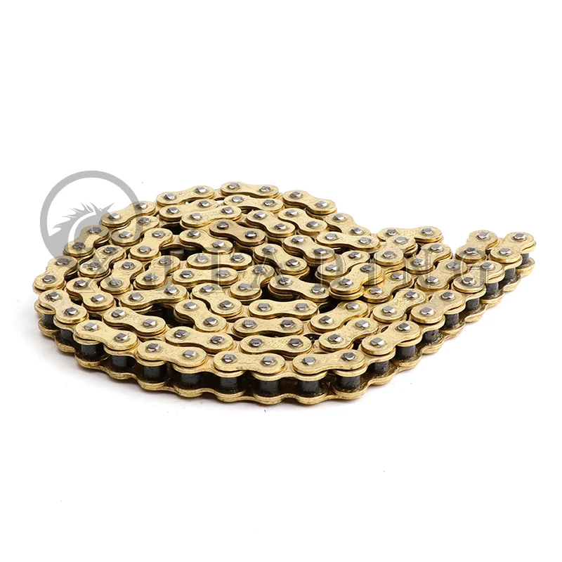 Gold 420 Chains 104l/110l Links Motorcycle Drive Chain Link For 50cc ...