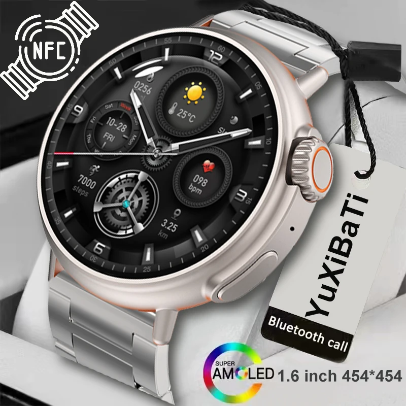 2023-NEW-Ultra-9-NFC-Smartwatch-Men-AMOLED-1-6-inch-454-454-HD-Screen ...