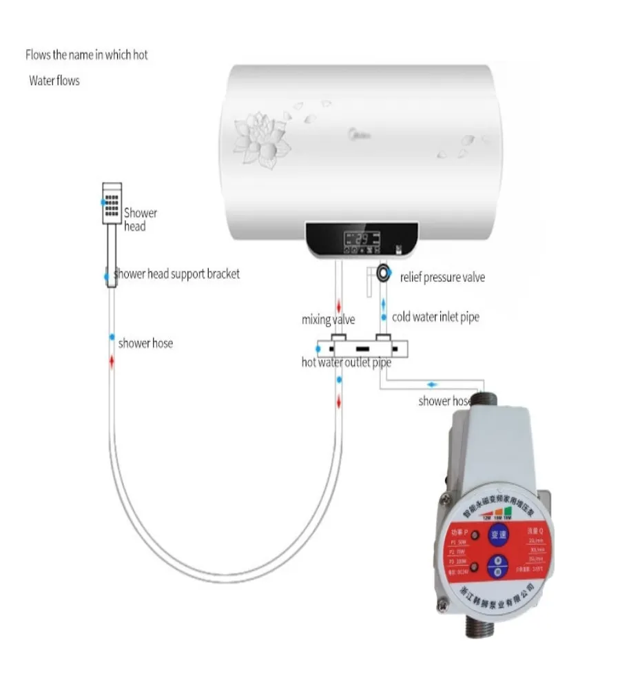 24v 물 히터 부스터 펌프 워터 펌프 부스터 가정용 샤워 태양열 사일런트 전기 온수 샤워 자동 파이프 라인 샤워 물 펌프 부스터펌프 Aliexpress