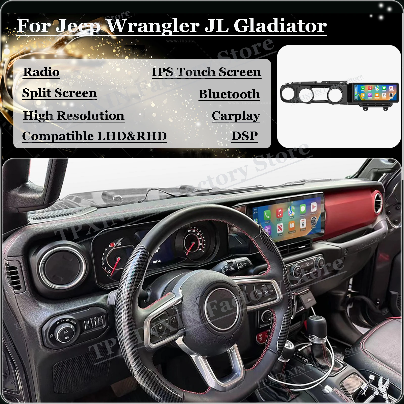 Multimedia-Android-12-Screen-Player-Auto-Car-Radio-Stereo-For-Jeep ...