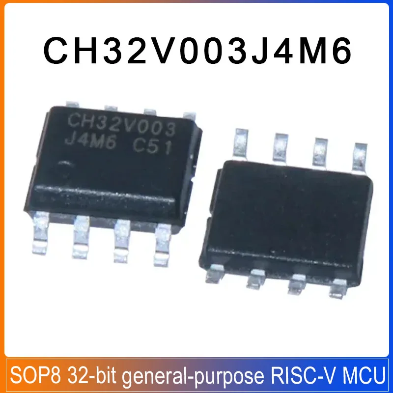 10PCS-CH32V003J4M6-SOP8-CH32V003-J4M6-CH-Industrial-grade-CH32-32-bit ...