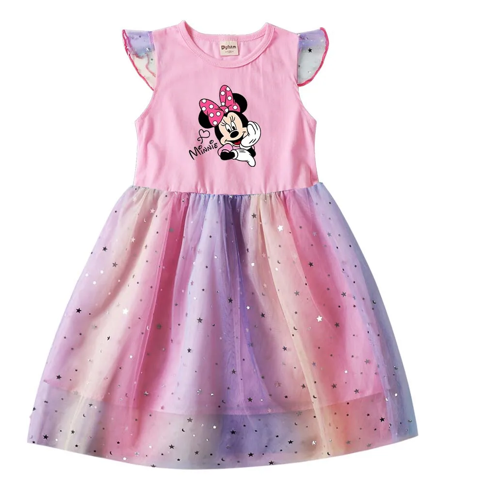 Disney-Mickey-Minnie-Mouse-Toddler-Children-Prom-Mesh-Dresses-Summer ...