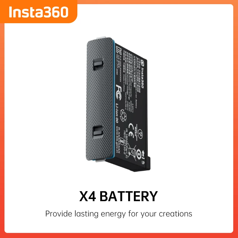 Insta360 X4 Battery 2290 mAh Battery Pack For Insta 360 X4 Original ...