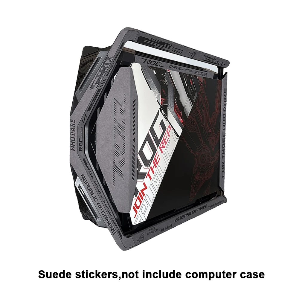 DIY-Suede-Stickers-for-Asus-Helios-GX601-GR701-Case-ROG-Strix-Gamers ...