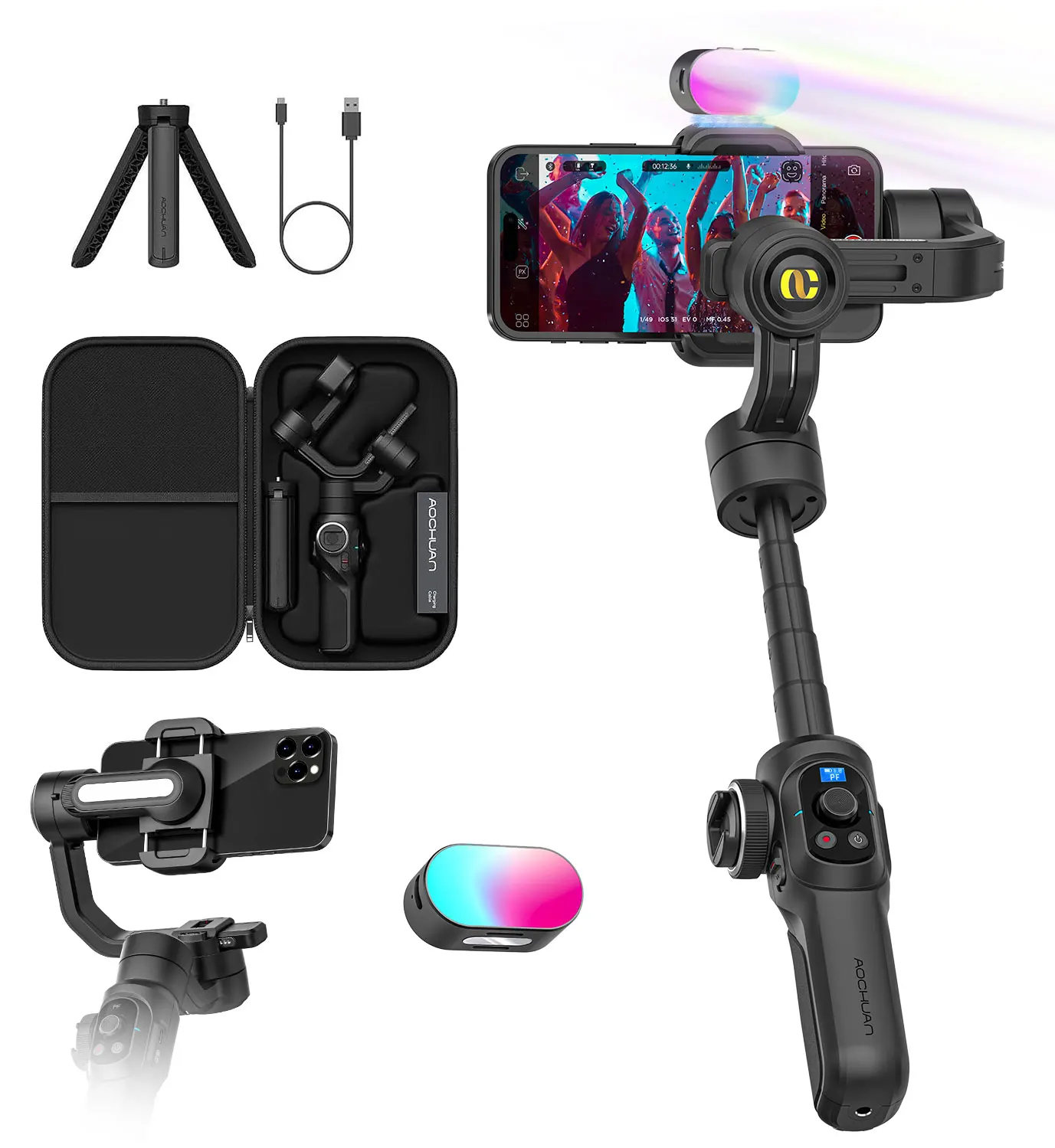 Aochuan-Smart-S2-Inteligentny-stabilizator-gimbala-do-smartfona ...