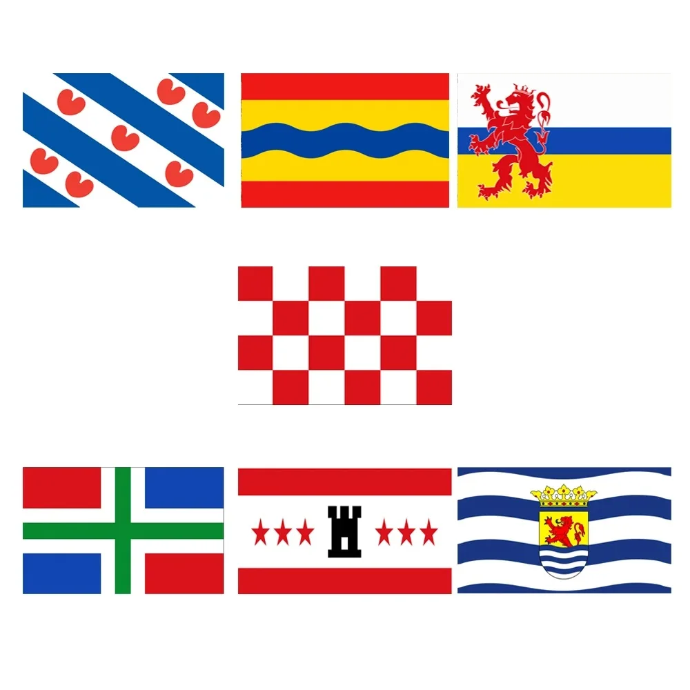90x150cm-Netherlands-Provinces-Flag-Frisian-North-Brabant-Overijssel ...