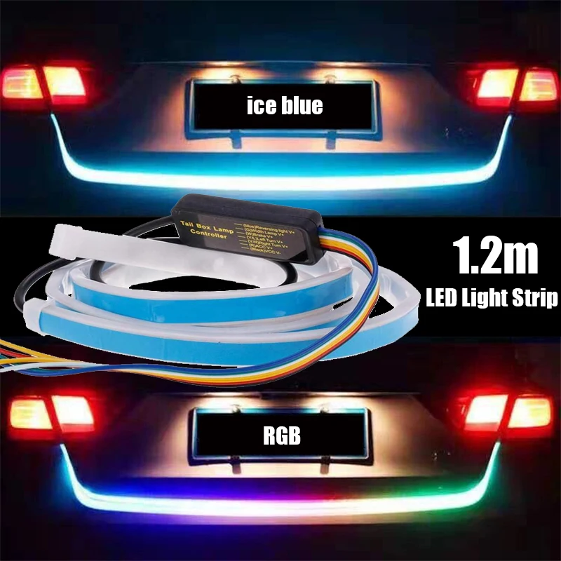 1-2m-Car-Rear-Trunk-LED-Light-Strip-Light-Car-Tailgate-Atomosphere ...