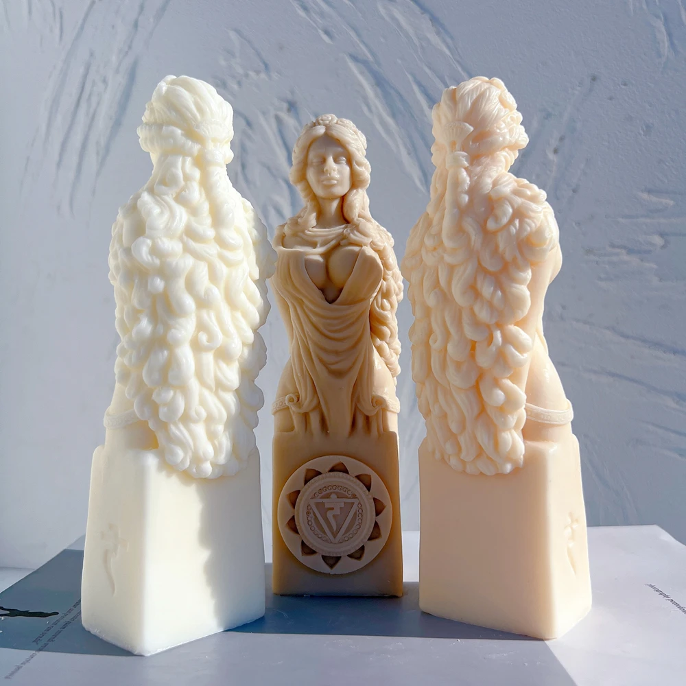Symbols-Woman-Bust-Candle-Mold-with-Goddess-Statue-Silicone-Molds ...