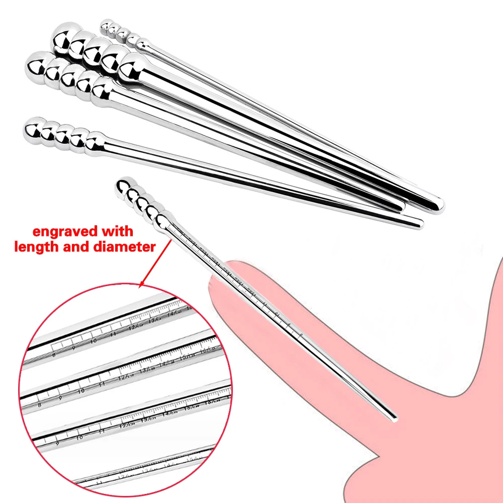 Stainless-Steel-Scale-Urethral-Plug-Sounding-Penis-Inserts-Stimulation ...