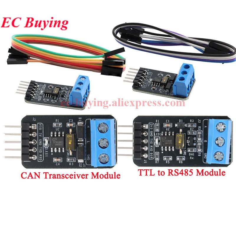 1-2Pcs CAN Transceiver Module TTL to RS485 Mutual Conversion Serial ...