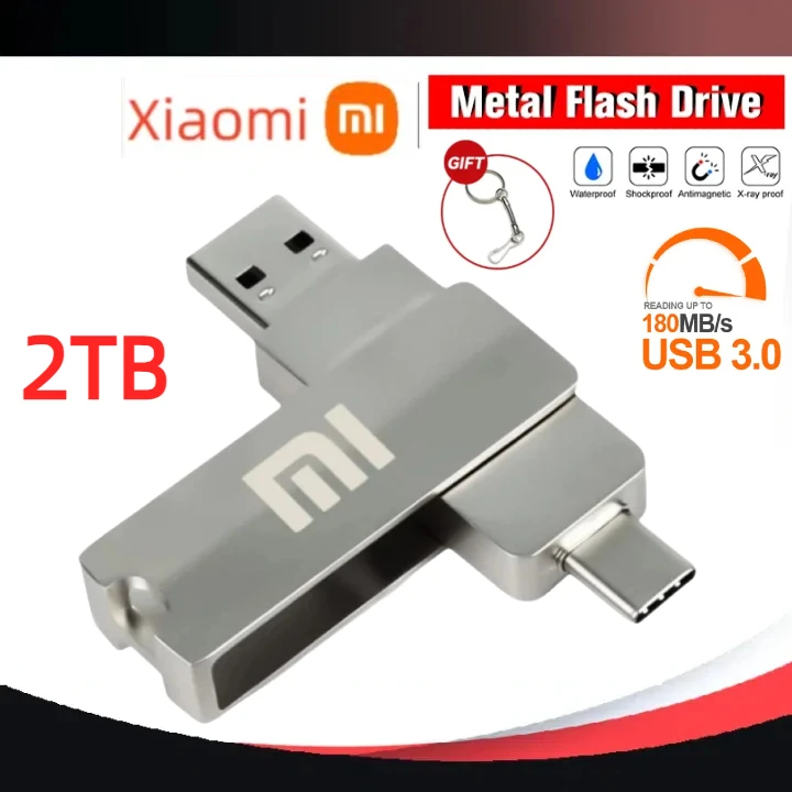 Xiaomi-unidad-Flash-USB-OTG-de-2TB-Pendrive-de-128G-y-512G-para-tel ...