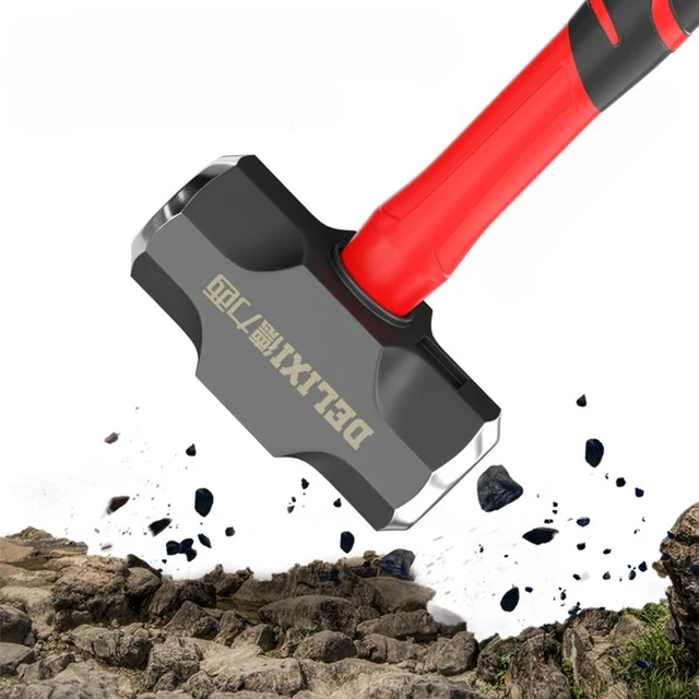 Hammer Smashing Rock