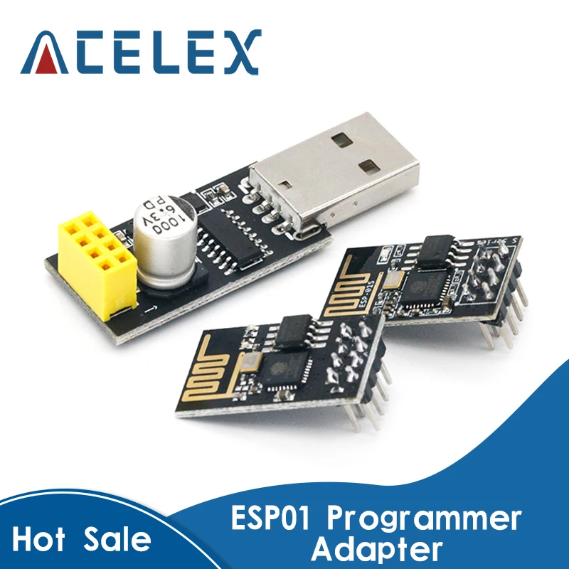 Adaptador programador ESP01 UART GPIO0, adaptador de ESP 01, ESP8266, CH340G, USB a ESP8266 ...