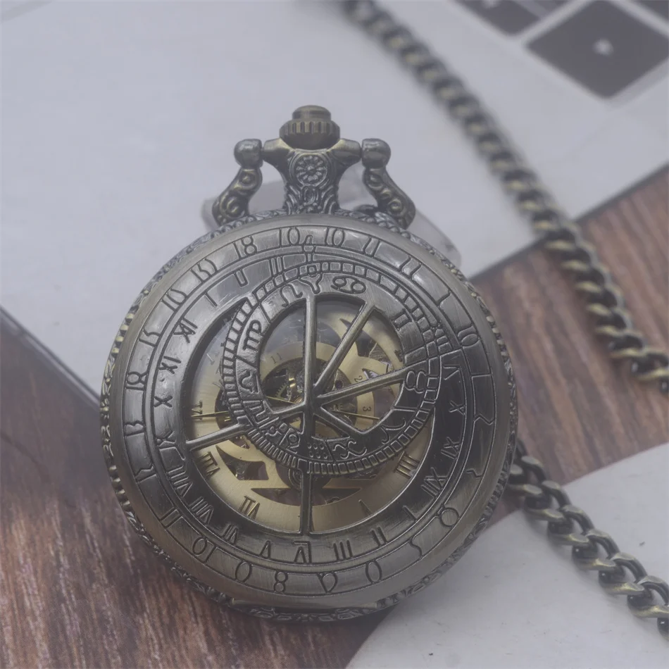 10pcs-lot-Vintage-Bronze-Carved-Hollowed-Mechanical-Watches-Hand-Wind ...