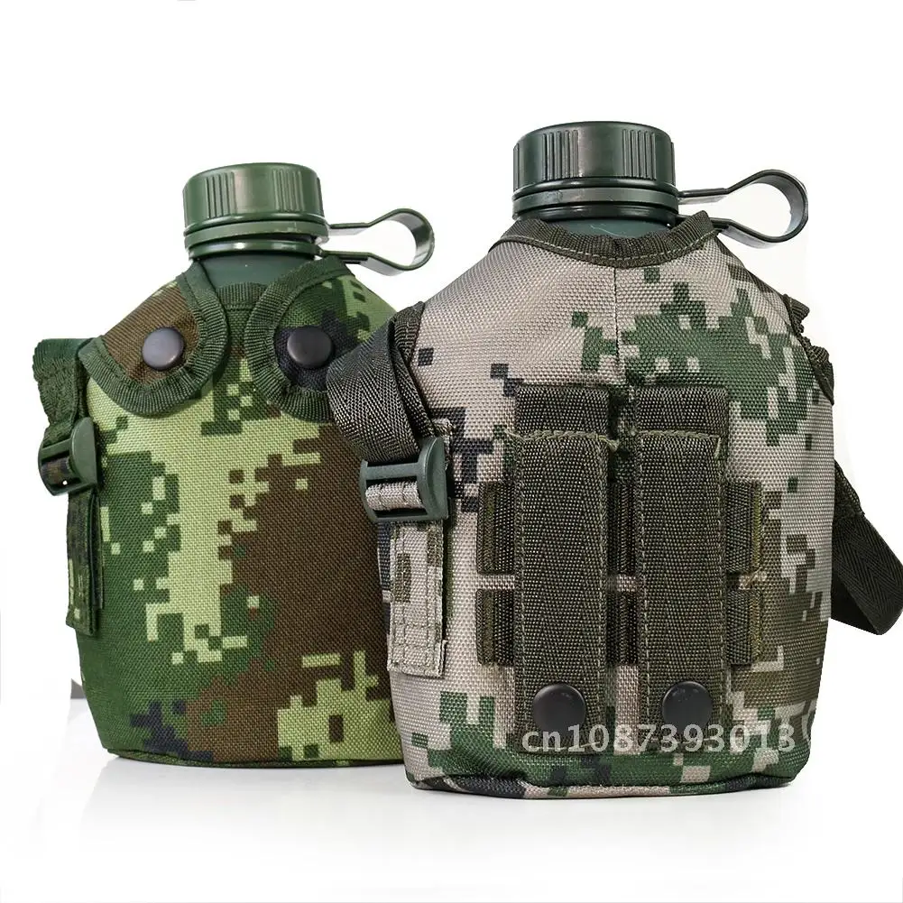 2026 Military Tactical Canteen Bottle Hip Flask Aluminum Camping ...