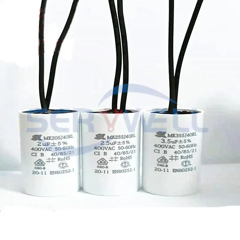 MK265N40RL-2-6uF-MK205-255-355J40RL-2-2-5-3-4uF-400VAC-WaterPump ...