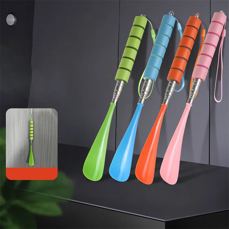 Shoehorn-Long-Handle-29cm-70cm-Telescoping-Metal-Portable-Long-Handle ...
