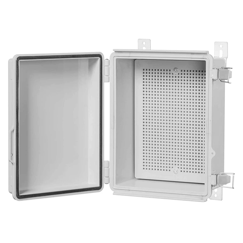 Waterproof Ip67 Electrical Junction Box Hinged Clear Cover Stainless ...