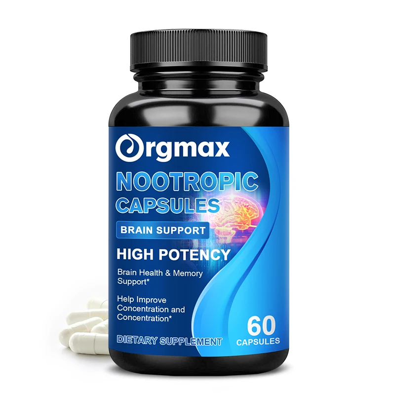 Orgmax Brain & Memory Capsule Supplement for Improve Intelligence ...