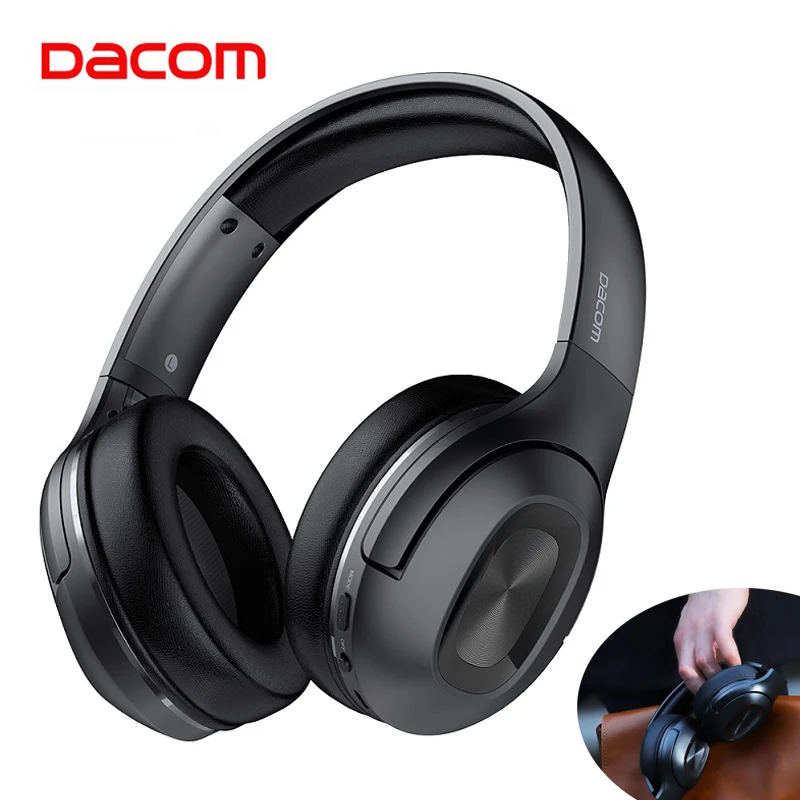 Dacom-HF002-Folding-Portable-Bluetooth-5-0-Wireless-Headphones-67H ...