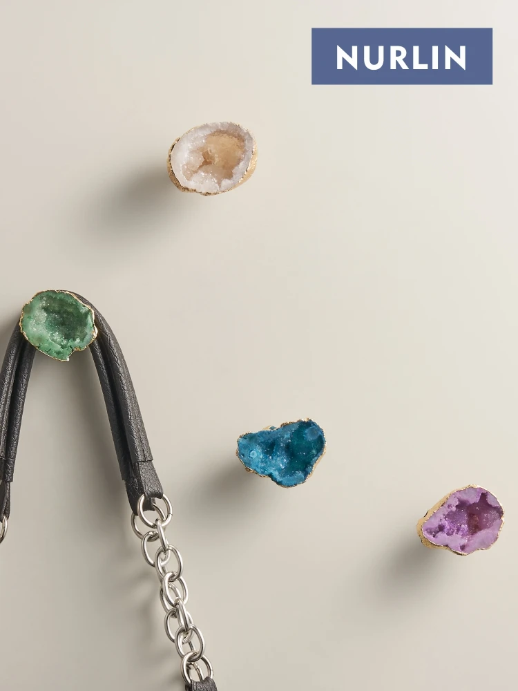 NURLIN-Skeletal-Crystal-Wall-Hook-Quartz-Gold-Plated-Handles-Natural ...