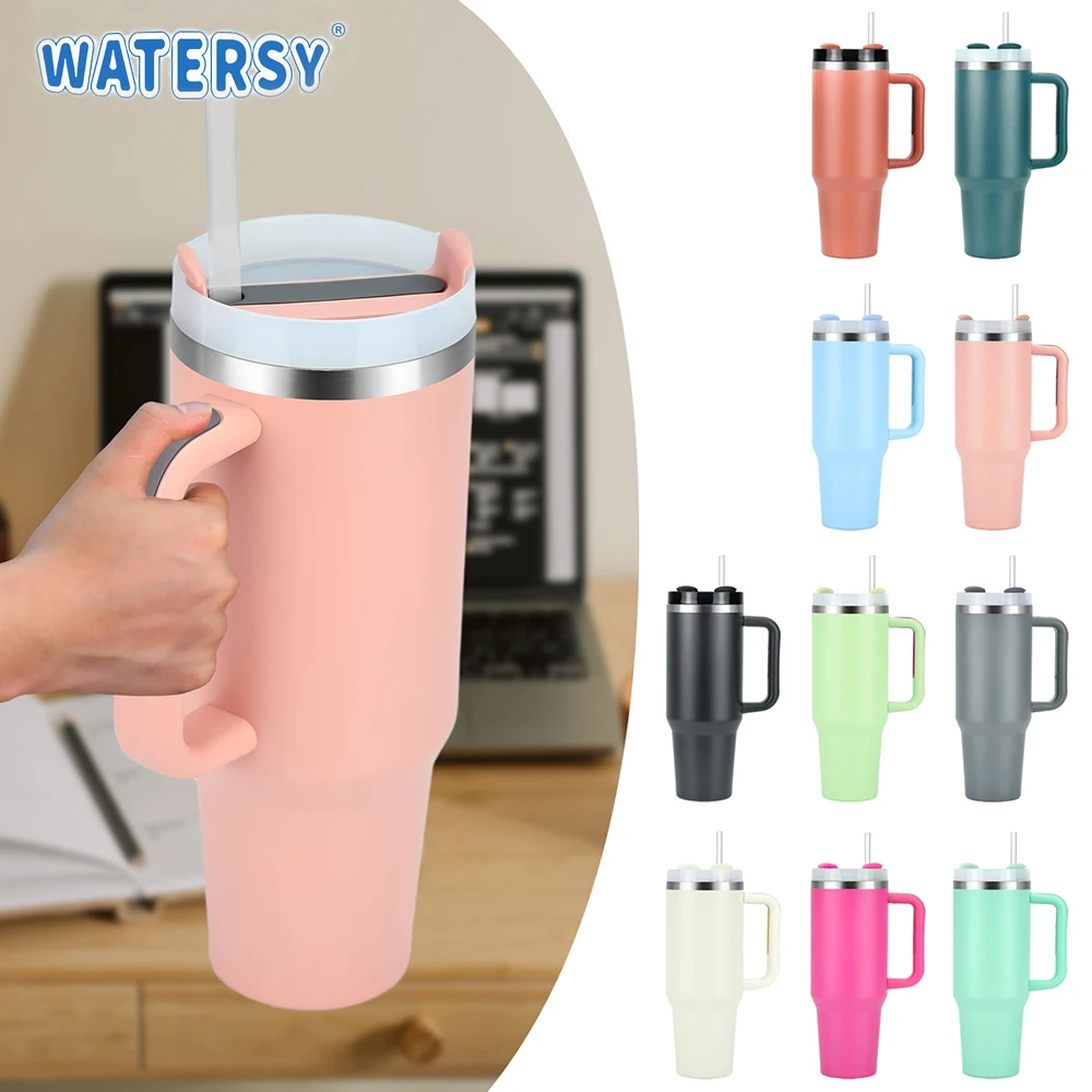 40oz-Large-Capacity-Tumbler-Stainless-Steel-Thermos-Bottle-Cold-and-Hot ...