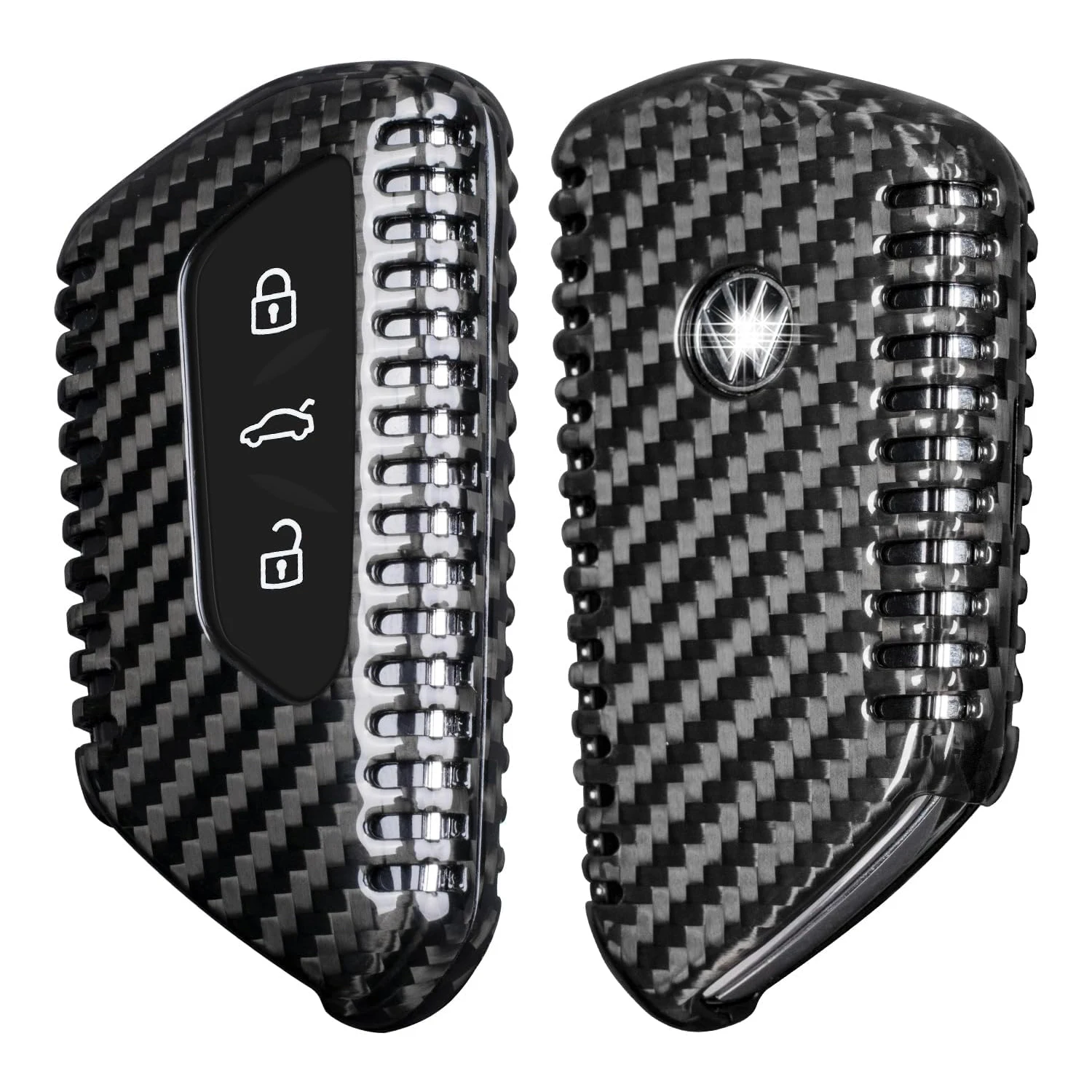 Carbon-Fiber-Key-fob-Cover-for-Volkswagen-VW-ID-4-Golf-8-Key-fob ...