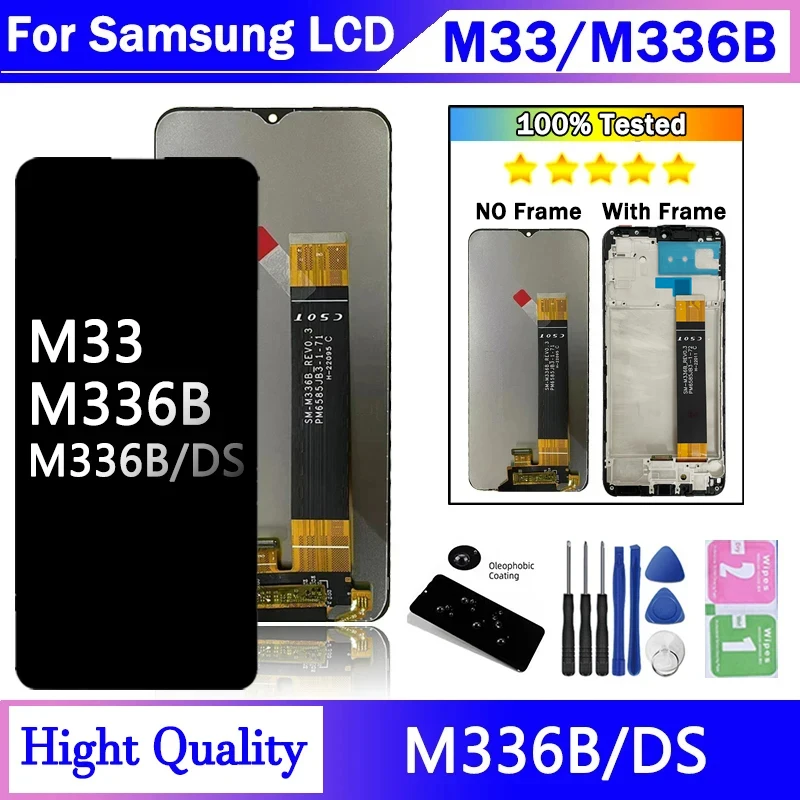 High-Quality-For-Samsung-M33-LCD-Display-Touch-Screen-Digitizer-Assembly-For-Samsung-M336-M336B ...