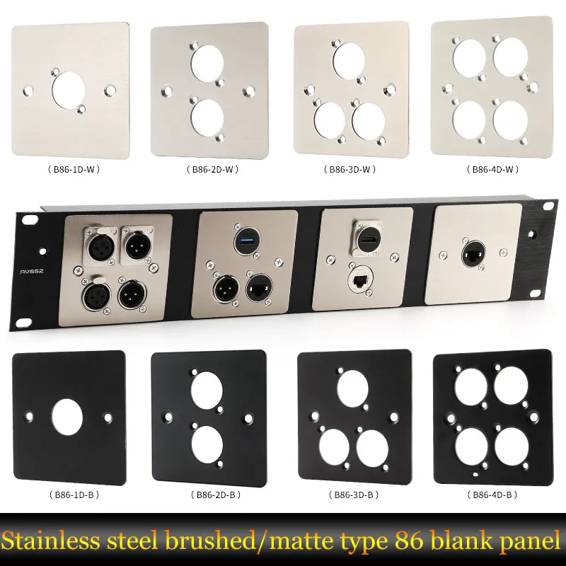 AVSSZ-Aluminum-86-Panel-Power-Socket-D-Type-Module-1-2-3-4-Hole ...