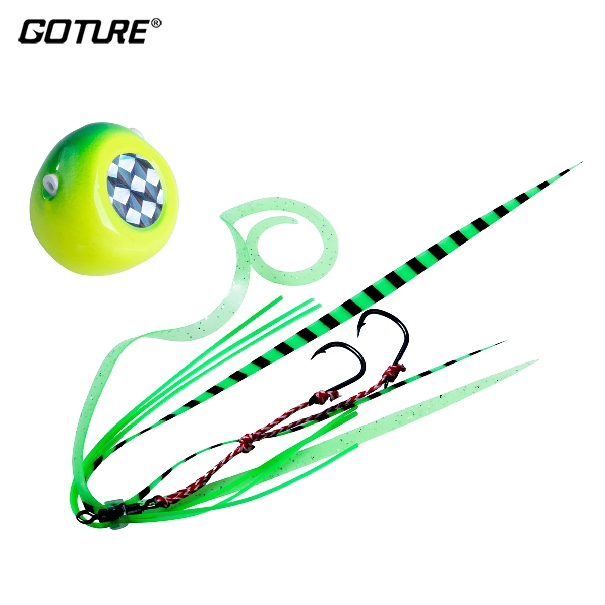 Goture-Kabura-Sliding-Jig-Lure-For-Sea-Fish-60-80-100-120g-4colors ...