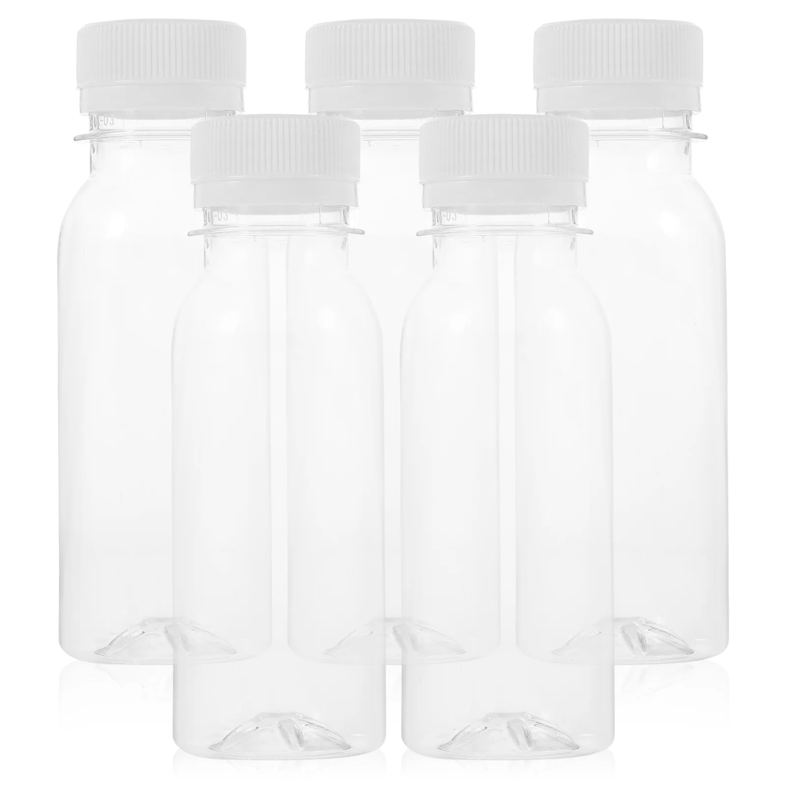 5 Pcs Transparent Pigment Storage Bottle Refillable Juice Bottles With ...