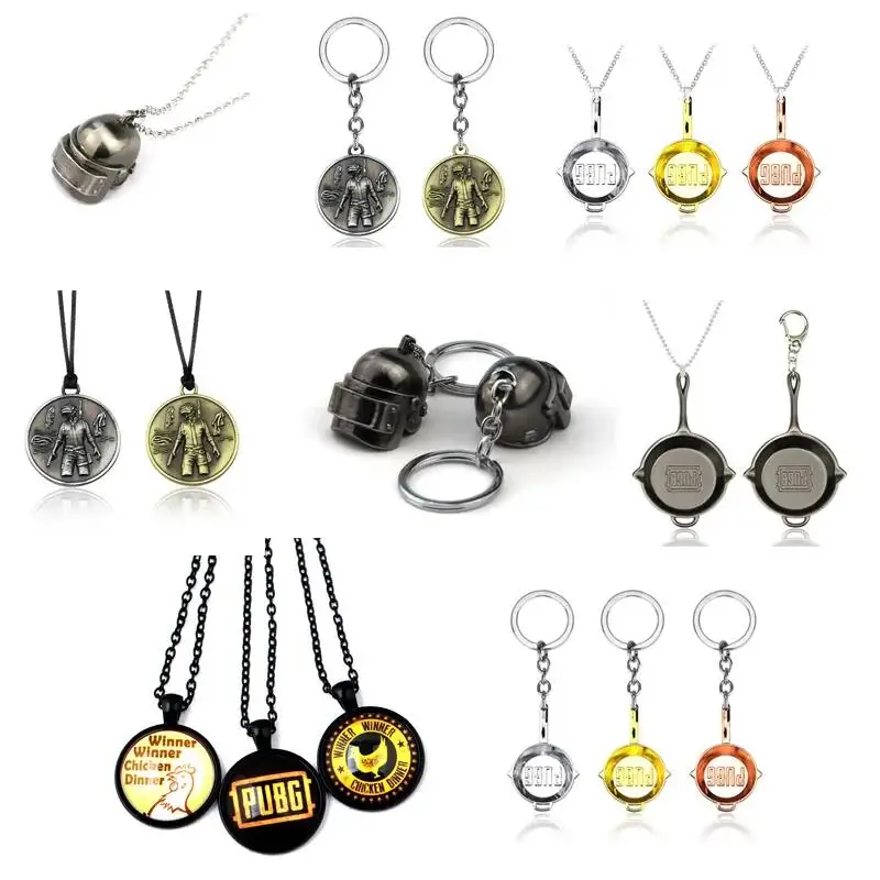 PUBG-Keychain-Playerunknowns-Battlegrounds-Backpack-Armor-Helmet-Flare ...