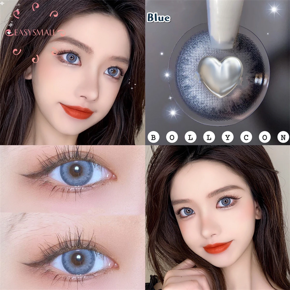 Ice Blue Colored Eyes