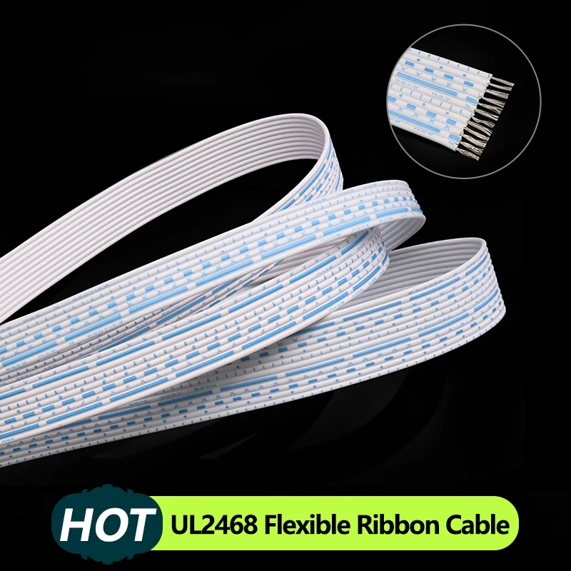 2-5-10M-UL2468-Flat-Flexible-Ribbon-Cable-24-26AWG-6P-7P-8P-9P-10P-12P.jpg