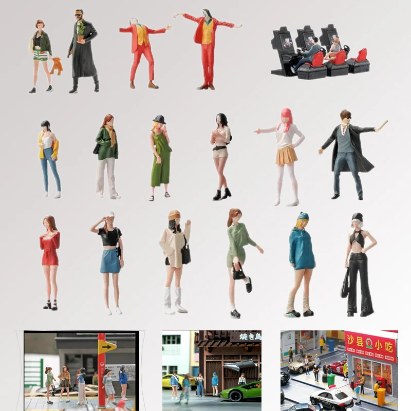 Resin-Diorama-1-64-Scale-Miniature-Figures-Miniatura-Garage-Scenes ...