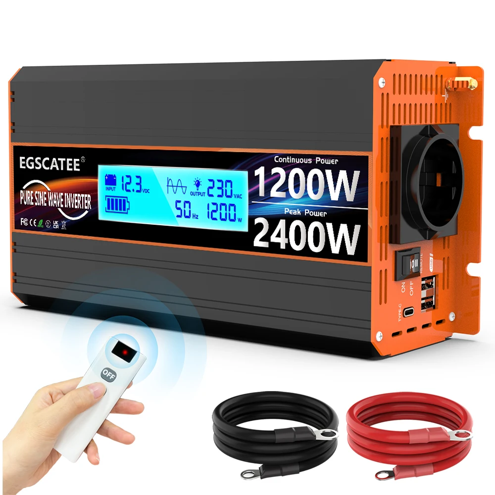 Inversor de 1200W Onda Sinusoidal Pura 12V - Duty2000.com – Plataforma de Comercio Electrónico ...