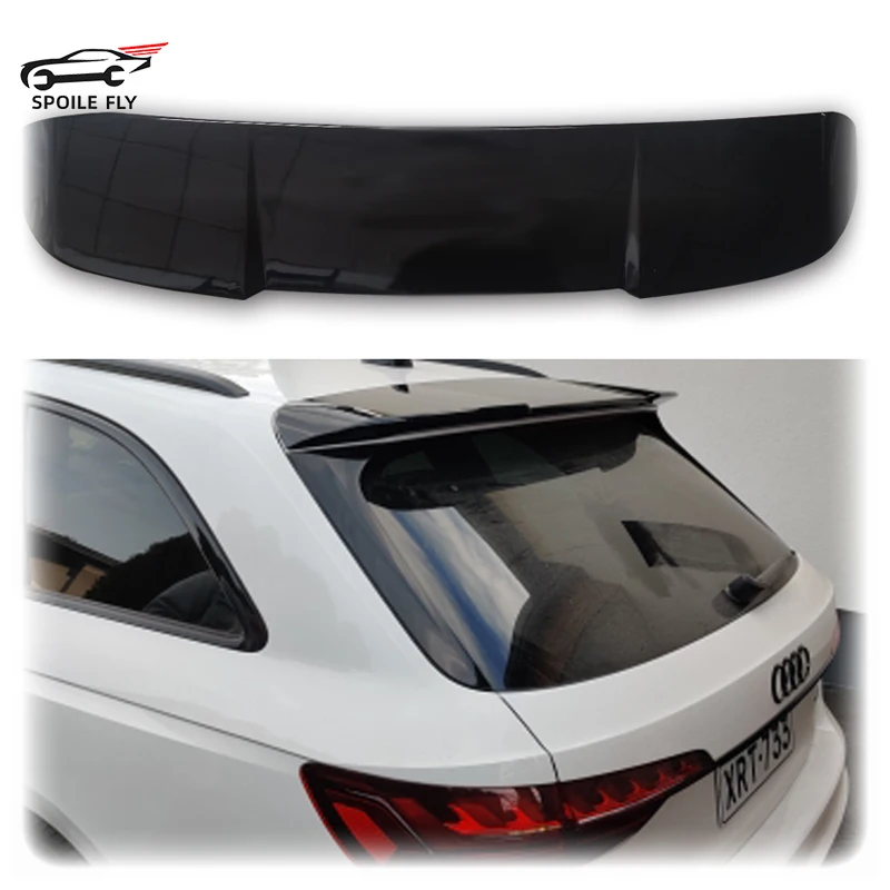 2015-To-2021-For-Audi-A4-RS4-B9-Avant-Allroad-Spoiler-High-Quliaty-ABS ...