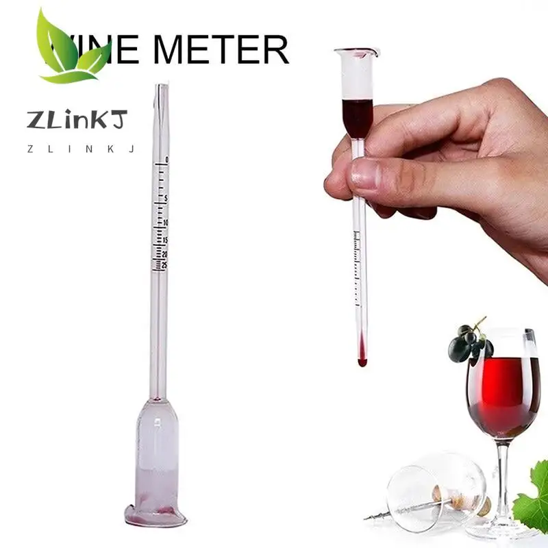 0-25-Degree-Glass-Wine-Alcohol-Meter-Vinometer-Cork-For-Bottle ...