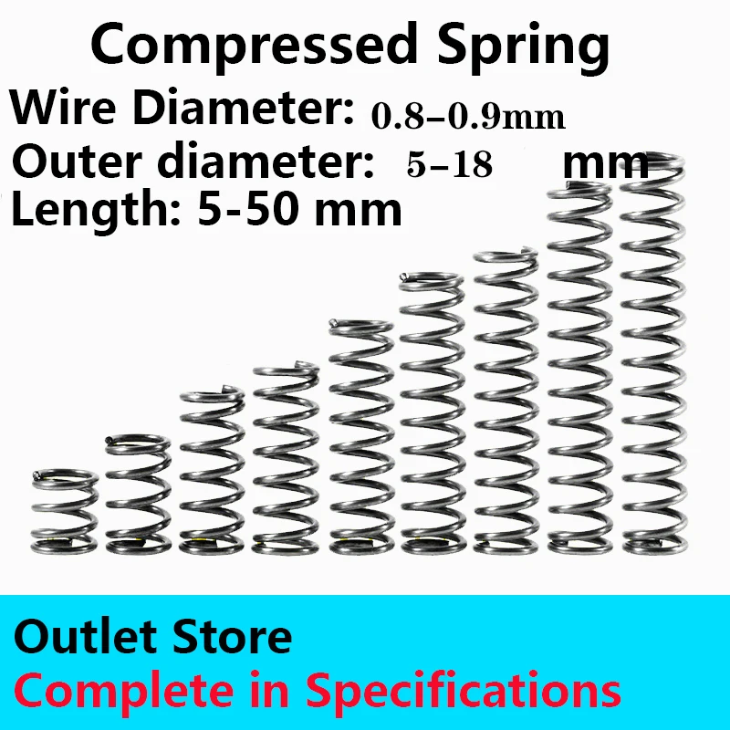 Rotor Pressure Spring Compressed Spring Big And Small Spring Line ...