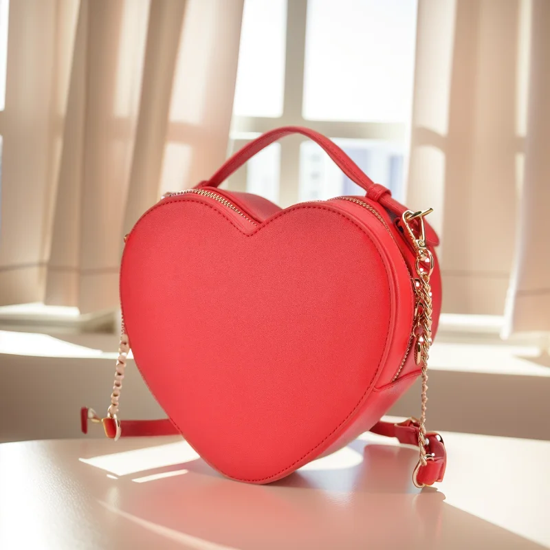 Heart-Shape-Bag-Crossbody-Purse-for-women-Love-Bag-Zip-Around-Shoulder ...