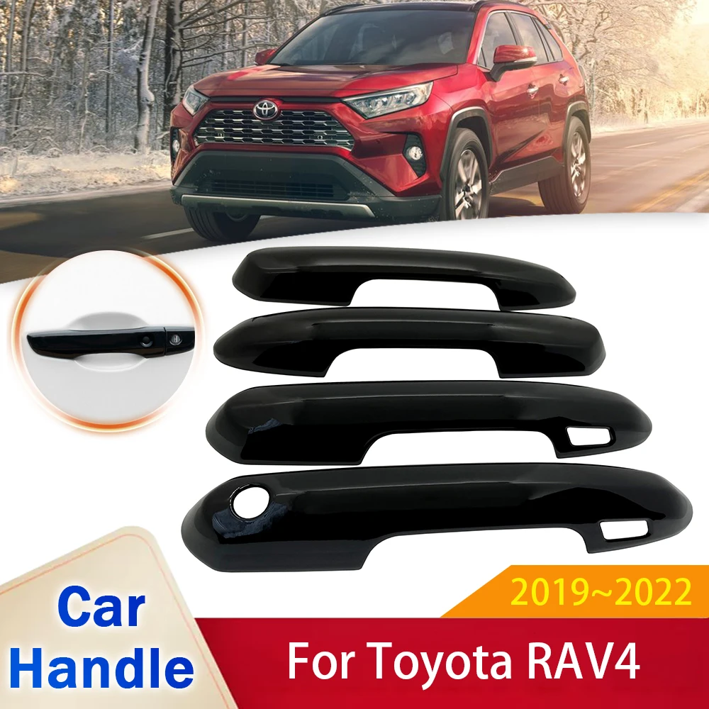 For Toyota Rav4 Rav 4 Xa50 2019 2020 2021 2022 Gloss Black Smart Door ...