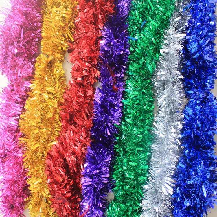 2M-Foil-Tinsel-Ribbon-Garland-For-Christmas-Decoration-Xmas-Tree ...