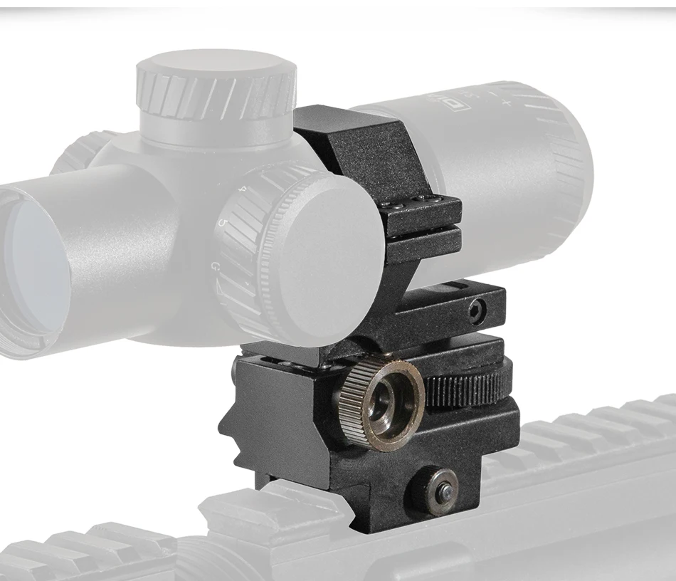 FIRE WOLF 30mm/25mm Ring Adjustable Windage Elevation Rifle Scope QD ...