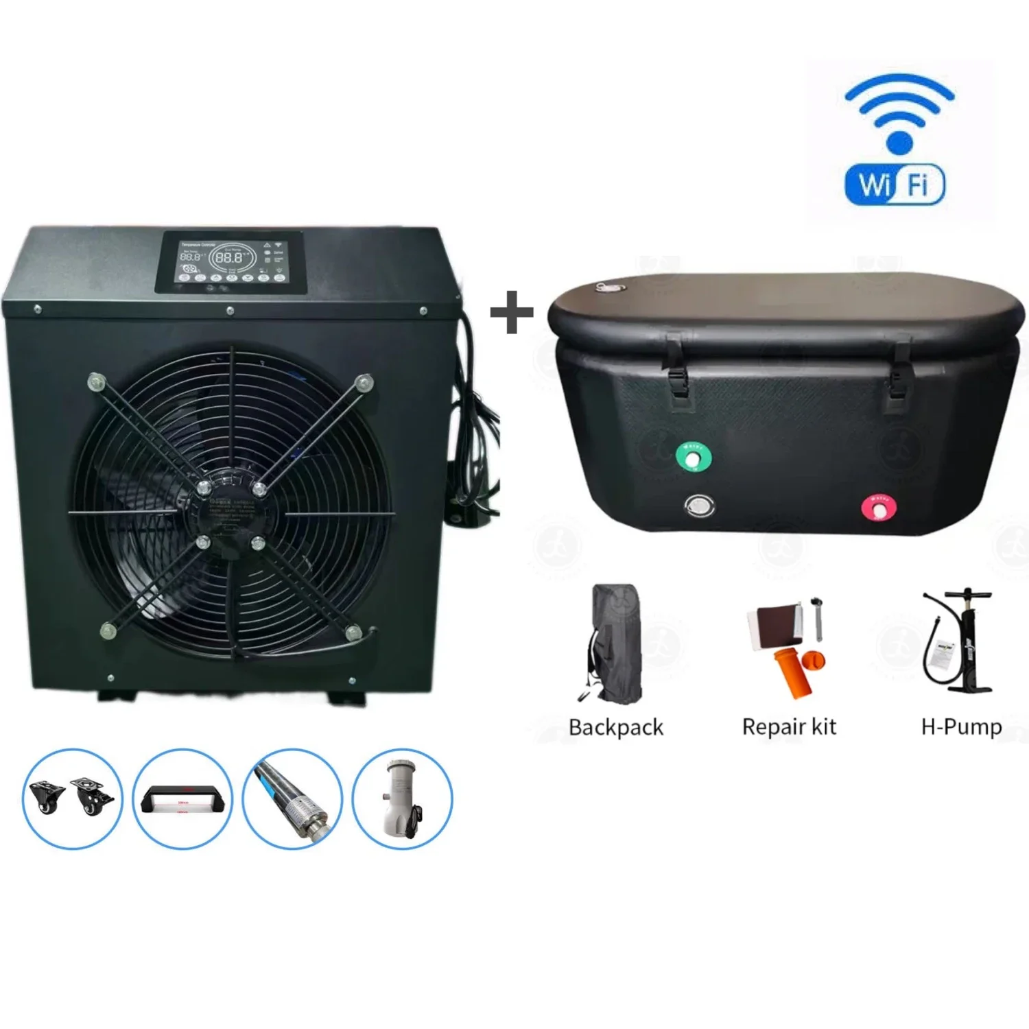 2024-New-Professional-Athlete-1HP-Cold-Water-Ice-Bath-Chiller-Cold ...