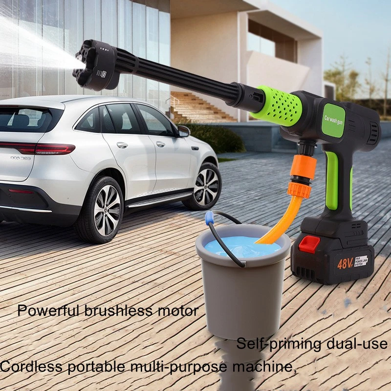 Lithium-car-washer-rechargeable-high-pressure-car-wash-water-gun ...