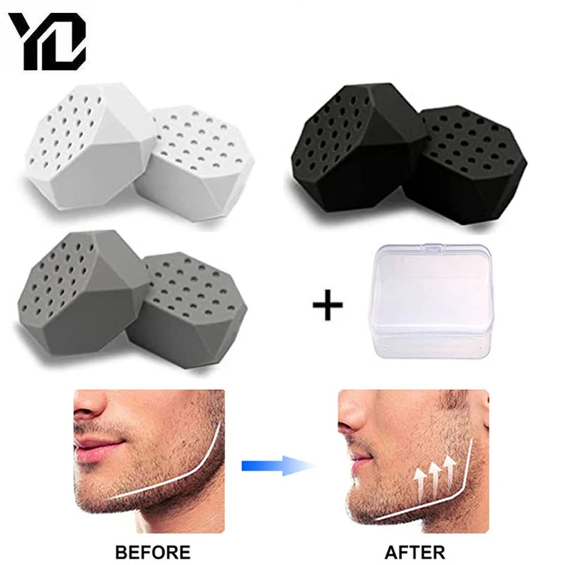 2Pcs-Lot-Jaw-Line-Exerciser-Ball-Food-Grade-Silica-Gel-Jaw-Line ...
