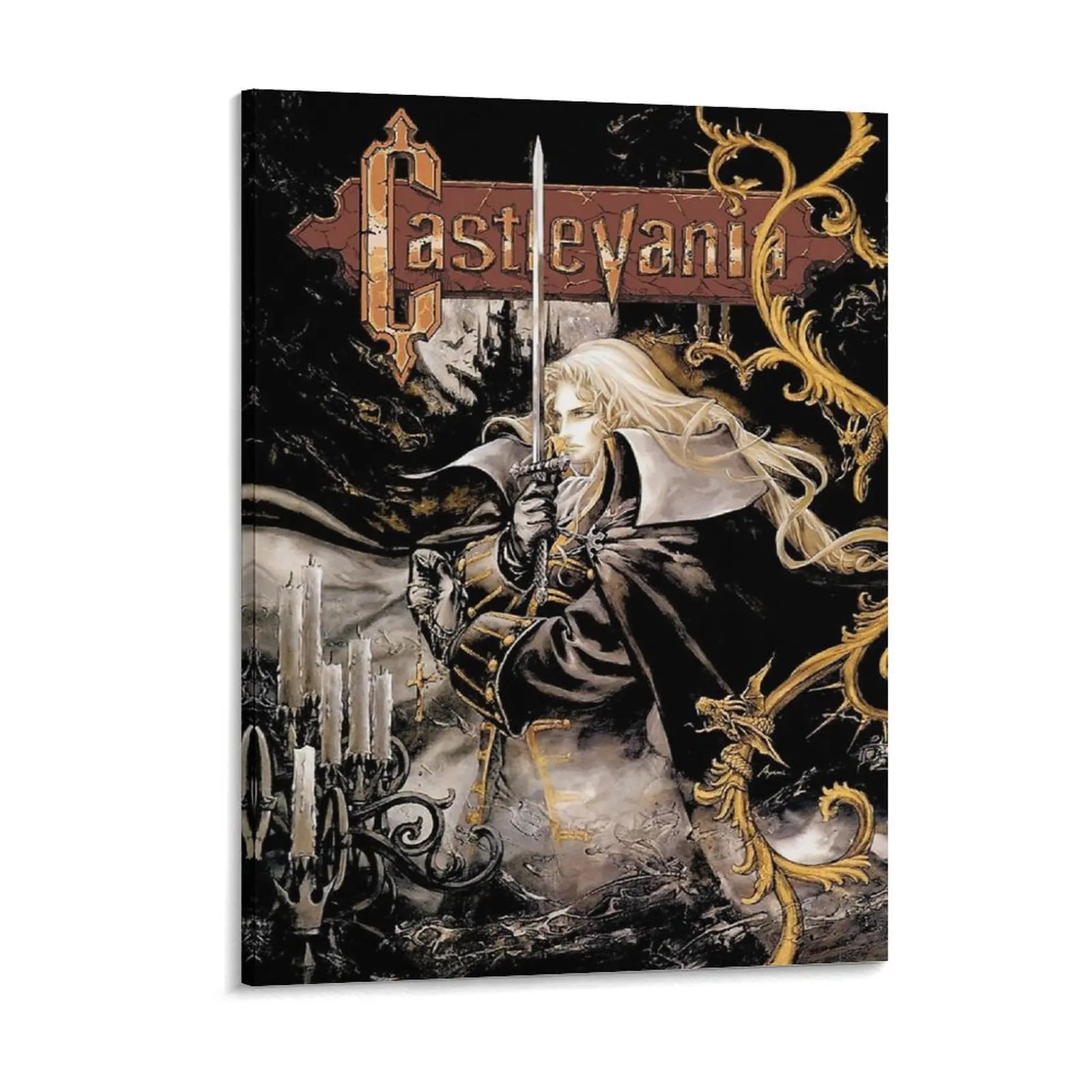 Alucard Castlevania Canvas Painting Designer Design Cinema Wall Cave ...