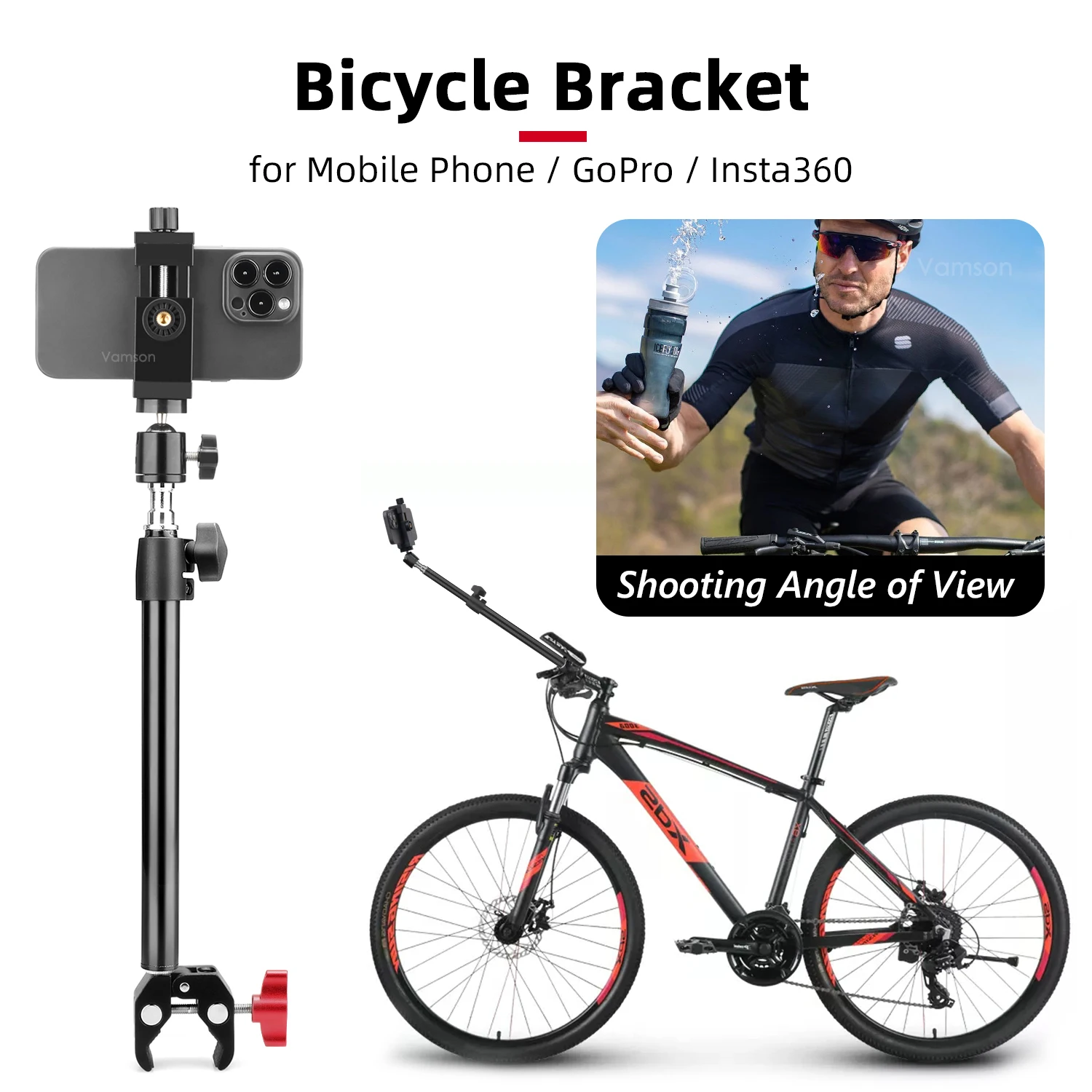 Vamson-Bicycle-Bike-Motorcycle-Camera-Holder-for-Insta360-GoPro ...